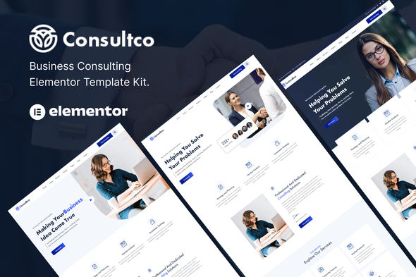Download Consultco – Consulting Business Elementor Template Kit version ...