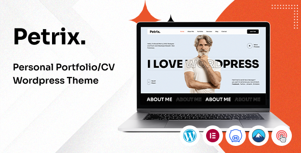 Download Petrix – Personal Portfolio WordPress Theme version 1.0
