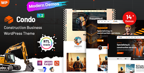 Download Condo – Construction WordPress Theme version 1.0.2