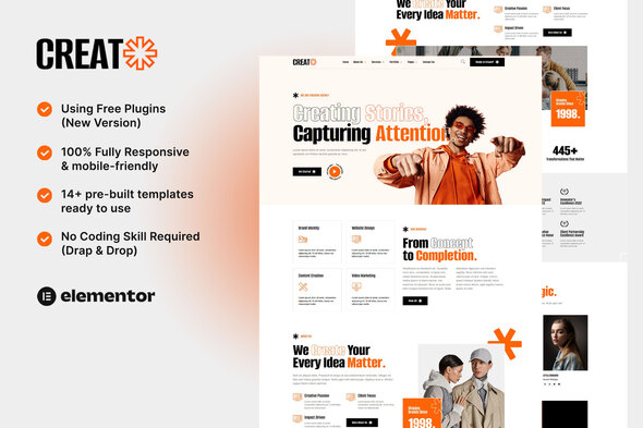 Download Creat – Creative Agency version 1.0.1